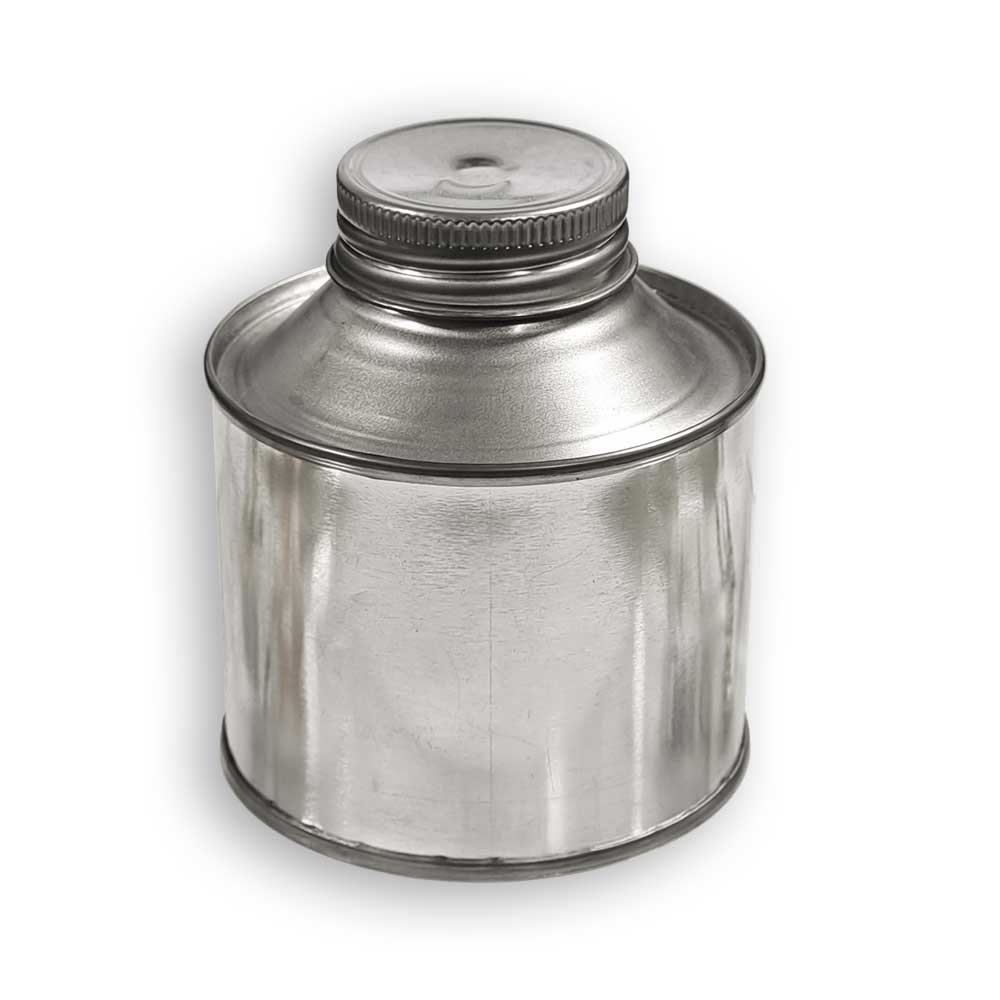 250ml Plain Round Cone Top - Plain Internal | Birmingham Tin Box Co.